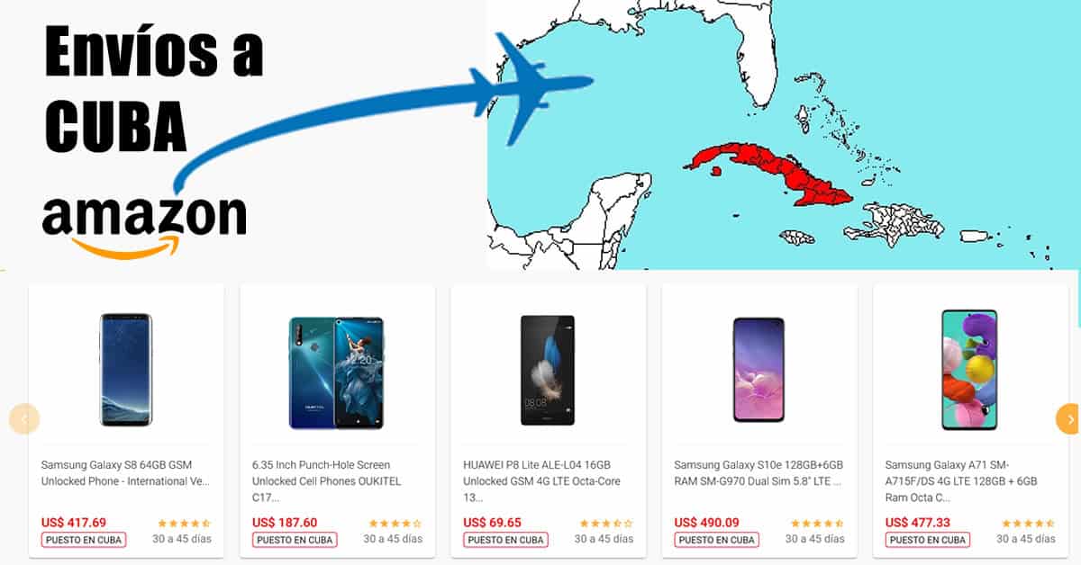 Compra celulares en Amazon y envíalos a Cuba, o revisa las ofertas de ...