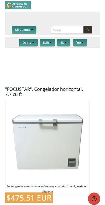 Así puedes comprar una nevera para entregar en Cuba