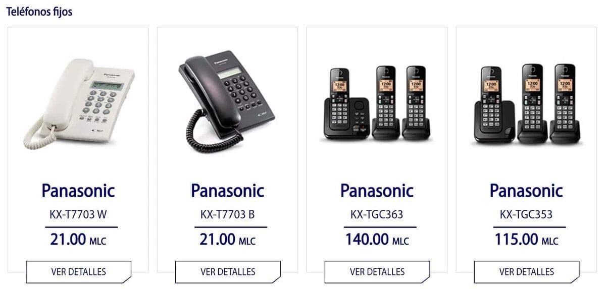 Etecsa oferta nuevos teléfonos y accesorios (+Listado)