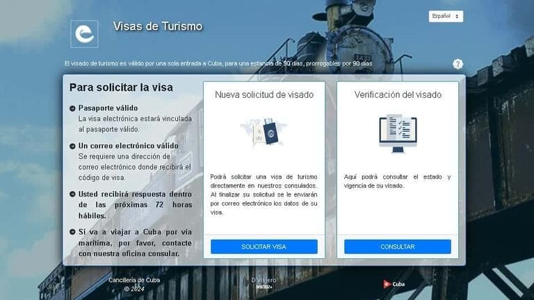 eVisa Cuba, el portal oficial para solicitar visas de turismo online