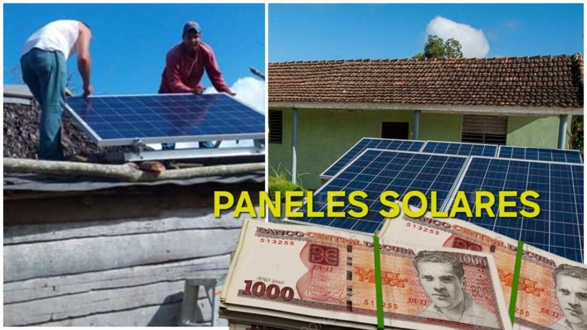 Gobierno de Cuba informa sobre la venta de paneles solares en moneda ...