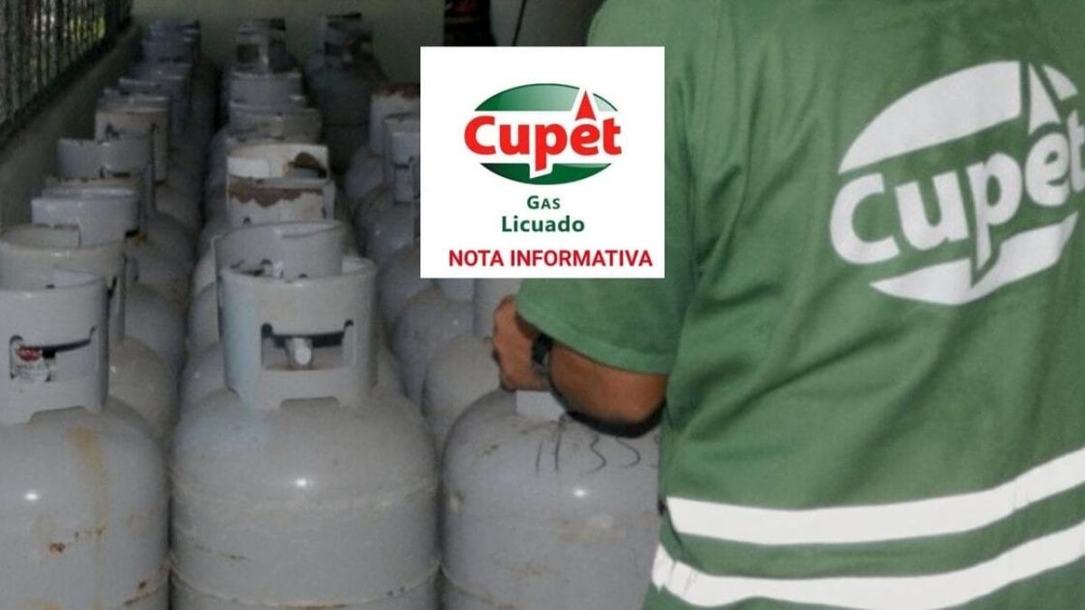 CUPET informa cómo será la venta del gas licuado en Cuba
