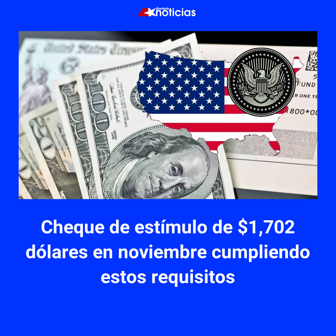 Stimulus-Check in Höhe von 1,702 USD im November, wenn Sie diese ...