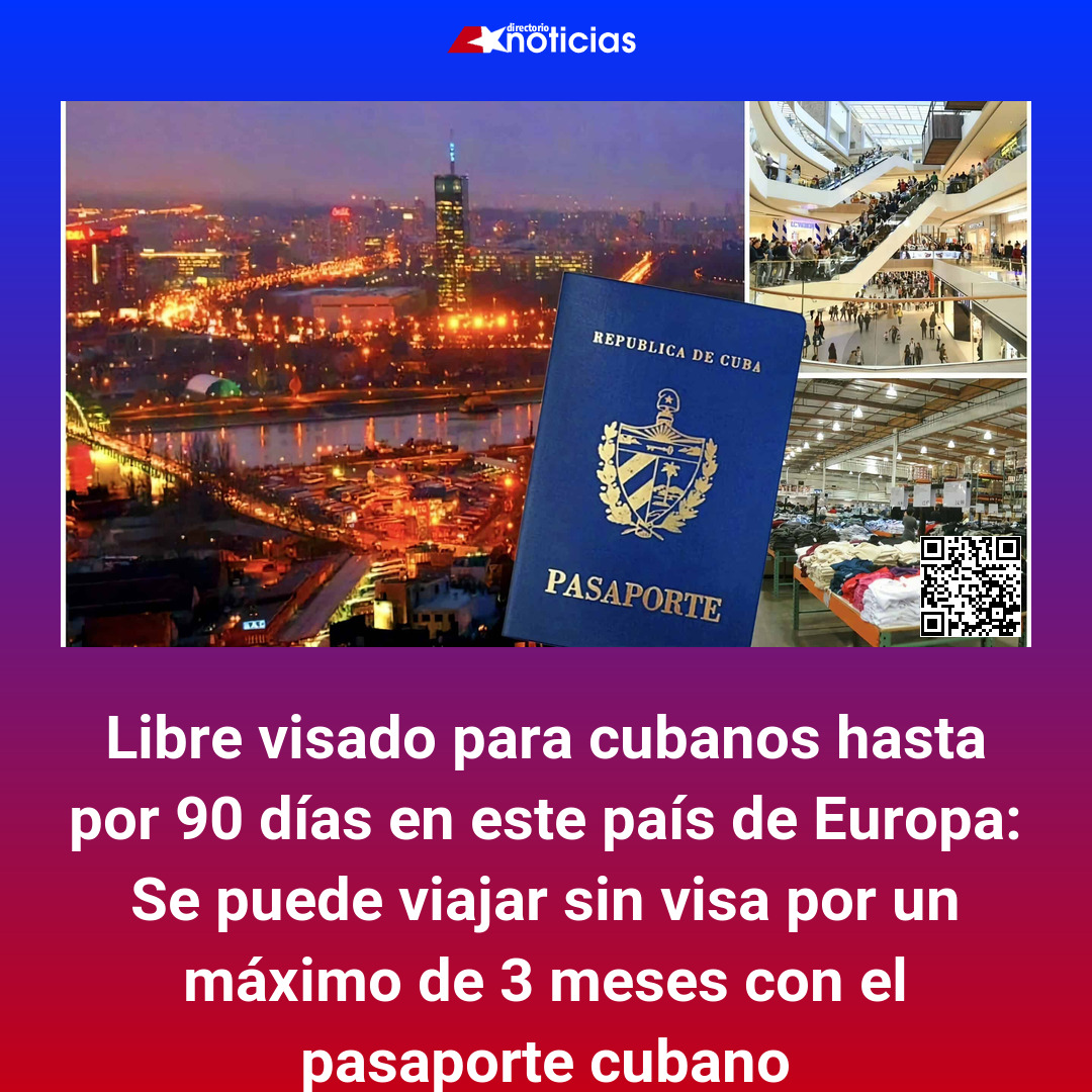 Libre visado para cubanos hasta por 90 días en este país de Europa: Se ...