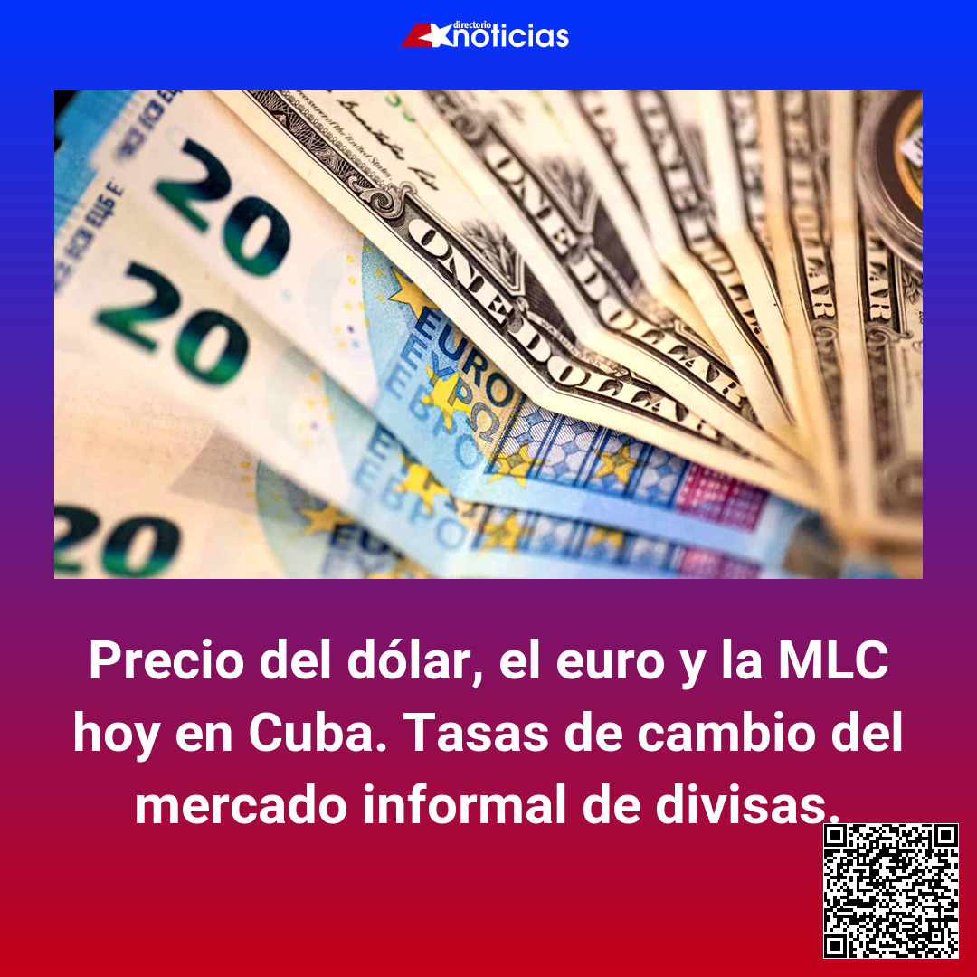 Precio del dólar, el euro y la MLC hoy en Cuba. Tasas de cambio del ...