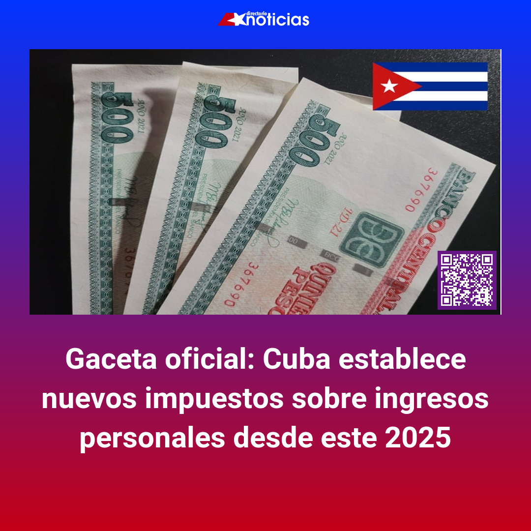 Gaceta oficial: Cuba establece nuevos impuestos sobre ingresos ...