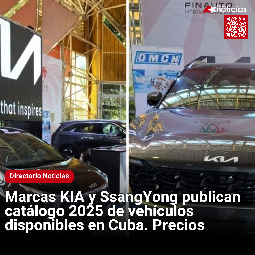 Marcas KIA y SsangYong publican catálogo 2025 de vehículos disponibles ...