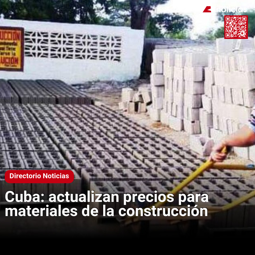 Cuba: actualizan precios para materiales de la construcción