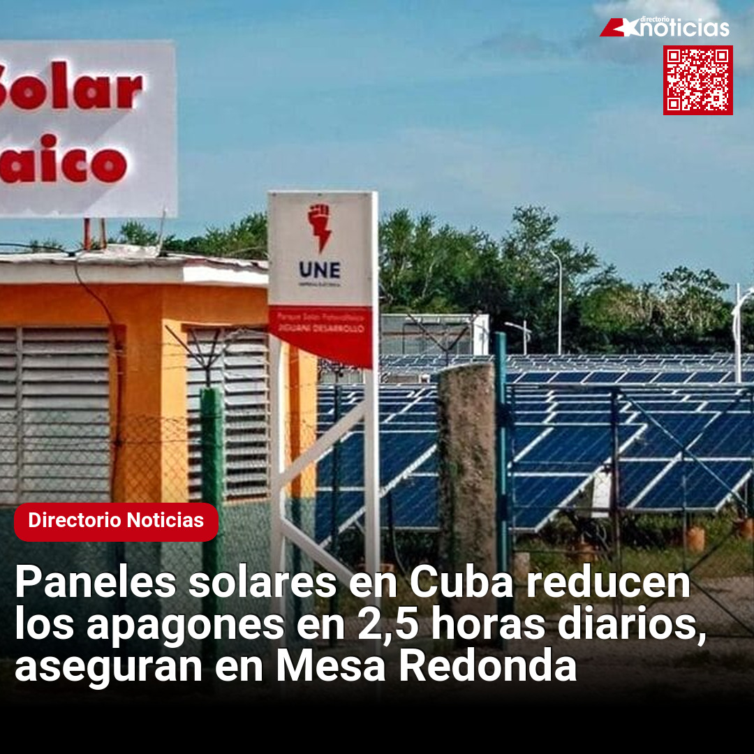 Paneles solares en Cuba reducen los apagones en 2,5 horas diarios ...
