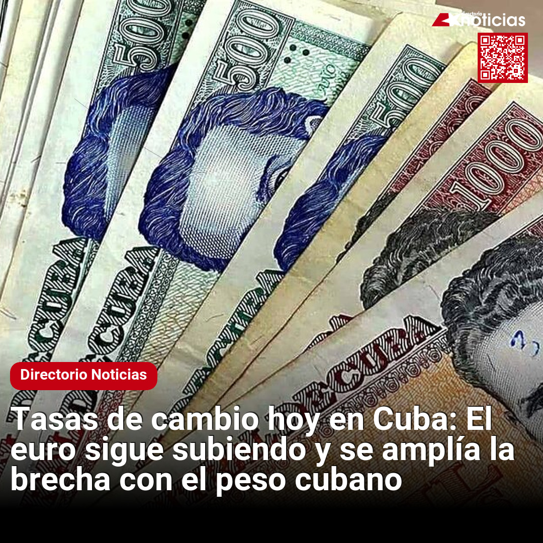 Exchange rates today in Cuba: The euro continues to rise and the gap ...