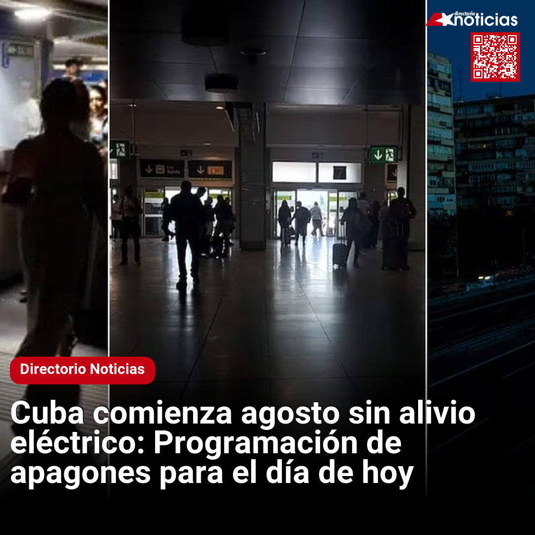 Cuba commence le mois d'août sans interruption d'électricité : programme de coupure d ...