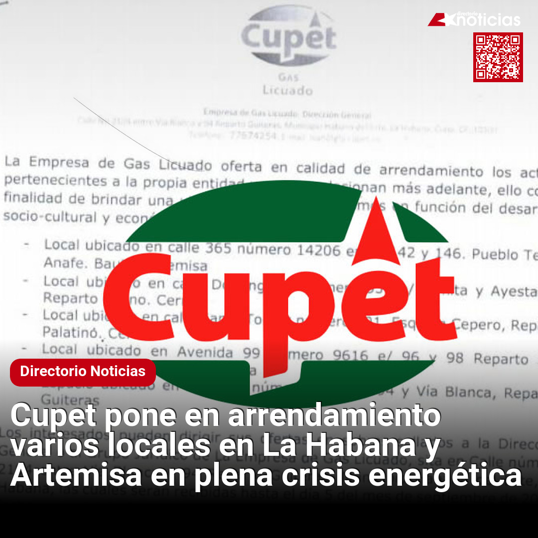 Cupet pone en arrendamiento varios locales en La Habana y Artemisa en ...
