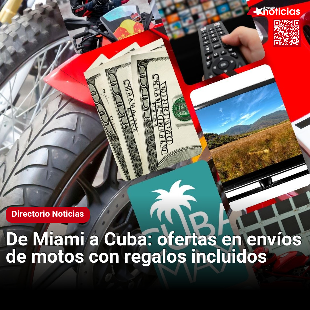 De Miami a Cuba: ofertas en envíos de motos con regalos incluidos