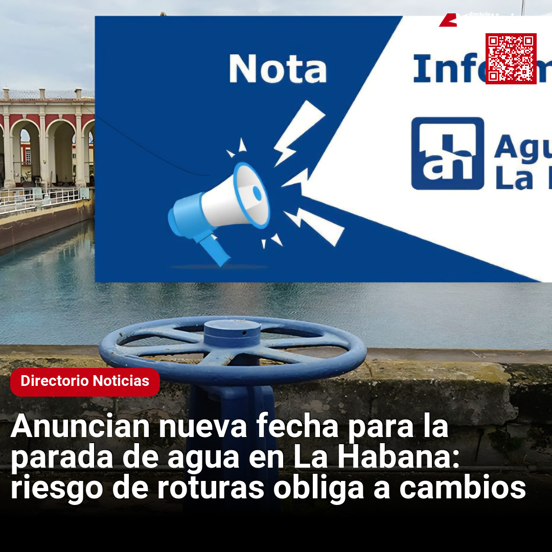 Nieuwe datum aangekondigd voor waterafsluiting Havana: risico op ...