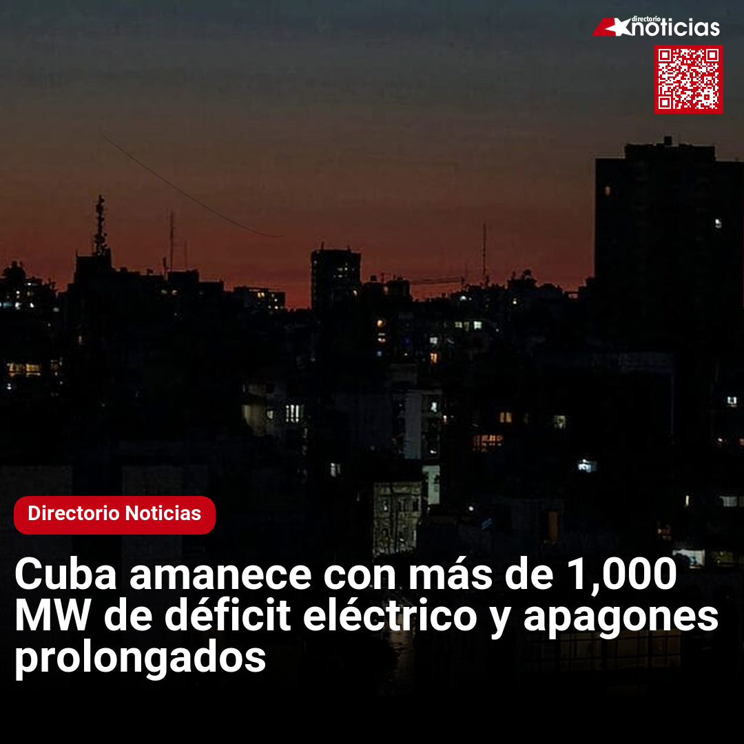 Kuba erwacht mit einem Stromdefizit von über 1,000 MW und lang ...
