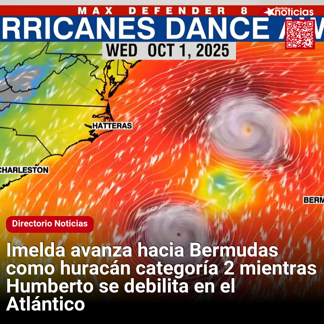 Imelda beweegt richting Bermuda als een orkaan van categorie 2, terwijl ...