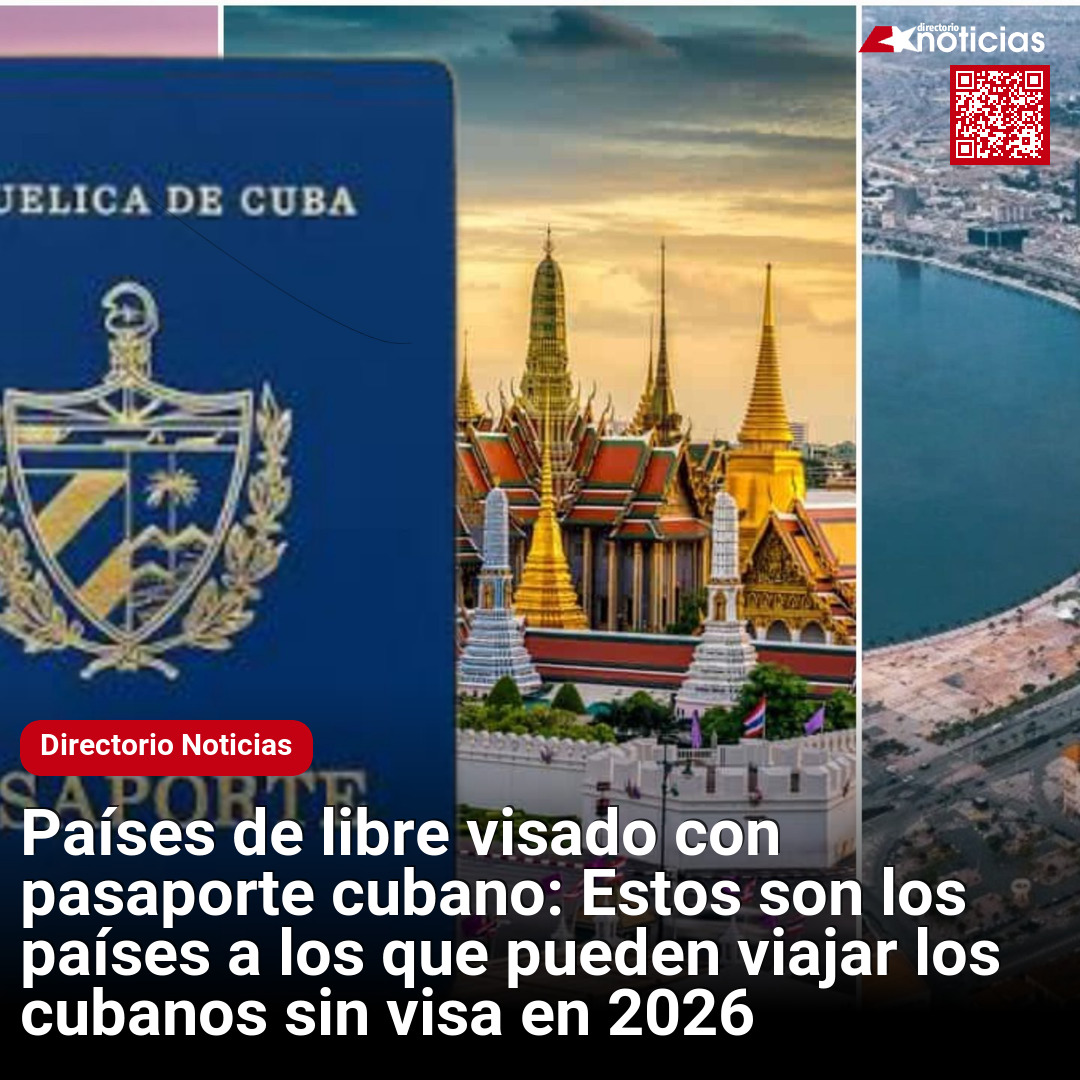 Países de libre visado con pasaporte cubano: Estos son los países a los ...