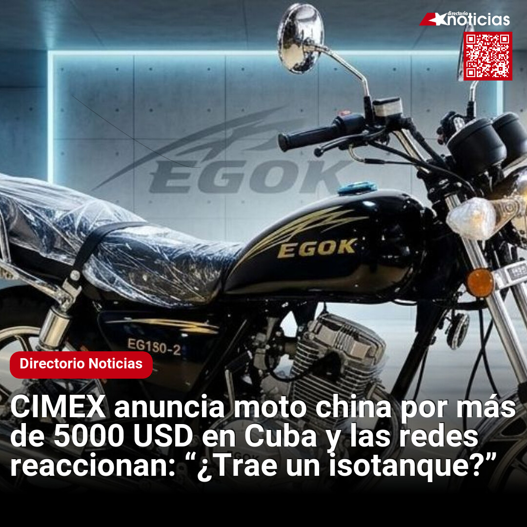 CIMEX anuncia moto china por más de 5000 USD en Cuba y las redes ...