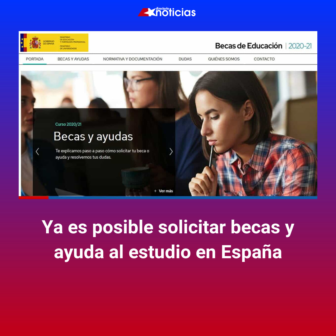Ya es posible solicitar becas y ayuda al estudio en España
