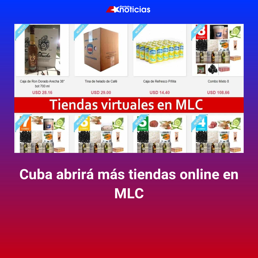Cuba abrirá más tiendas online en MLC