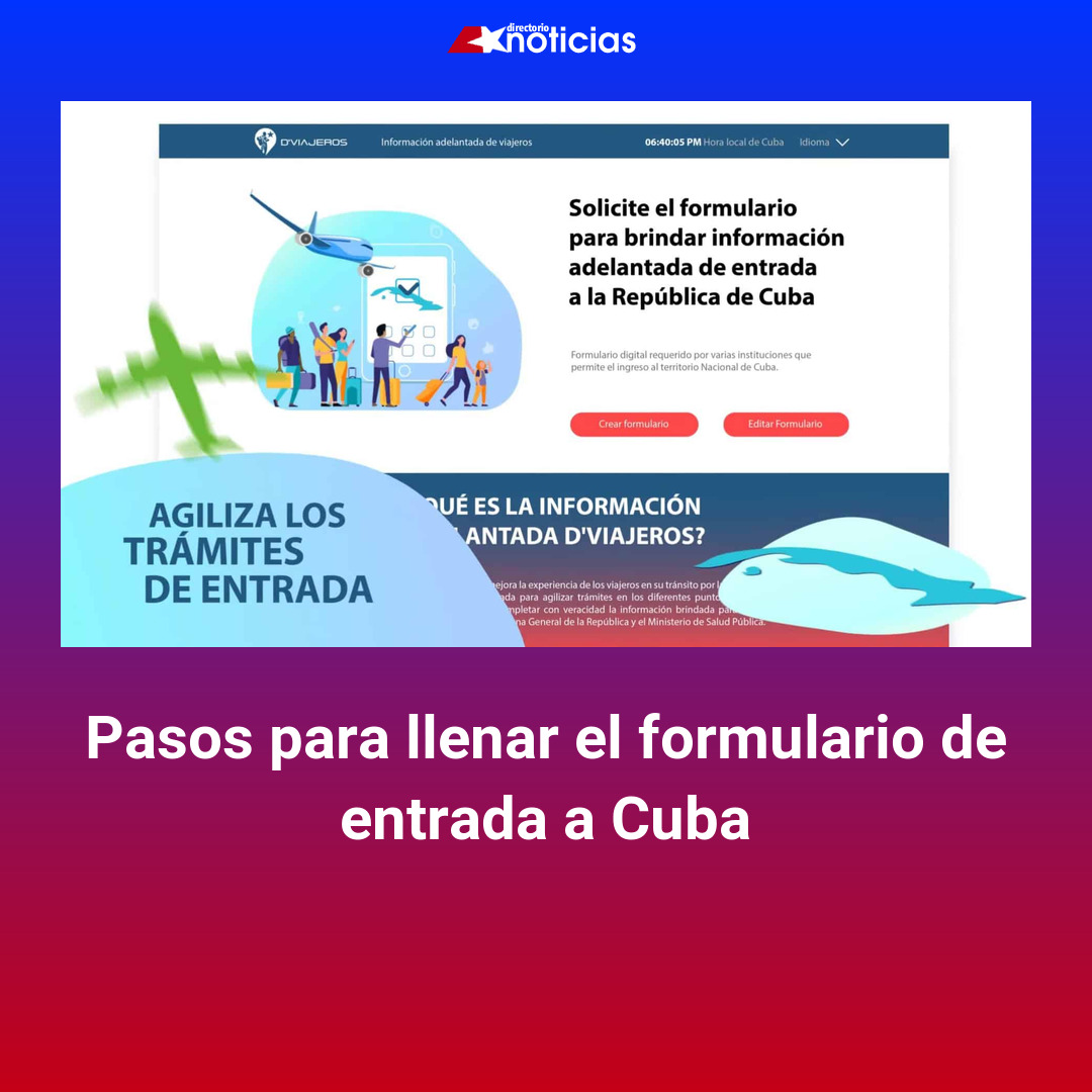 Étapes pour remplir le formulaire d'entrée à Cuba