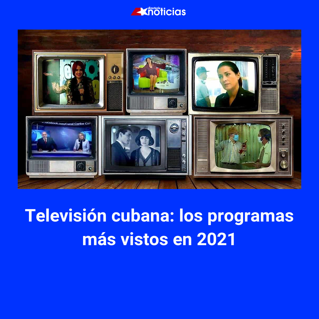 Televisión cubana: los programas más vistos en 2021
