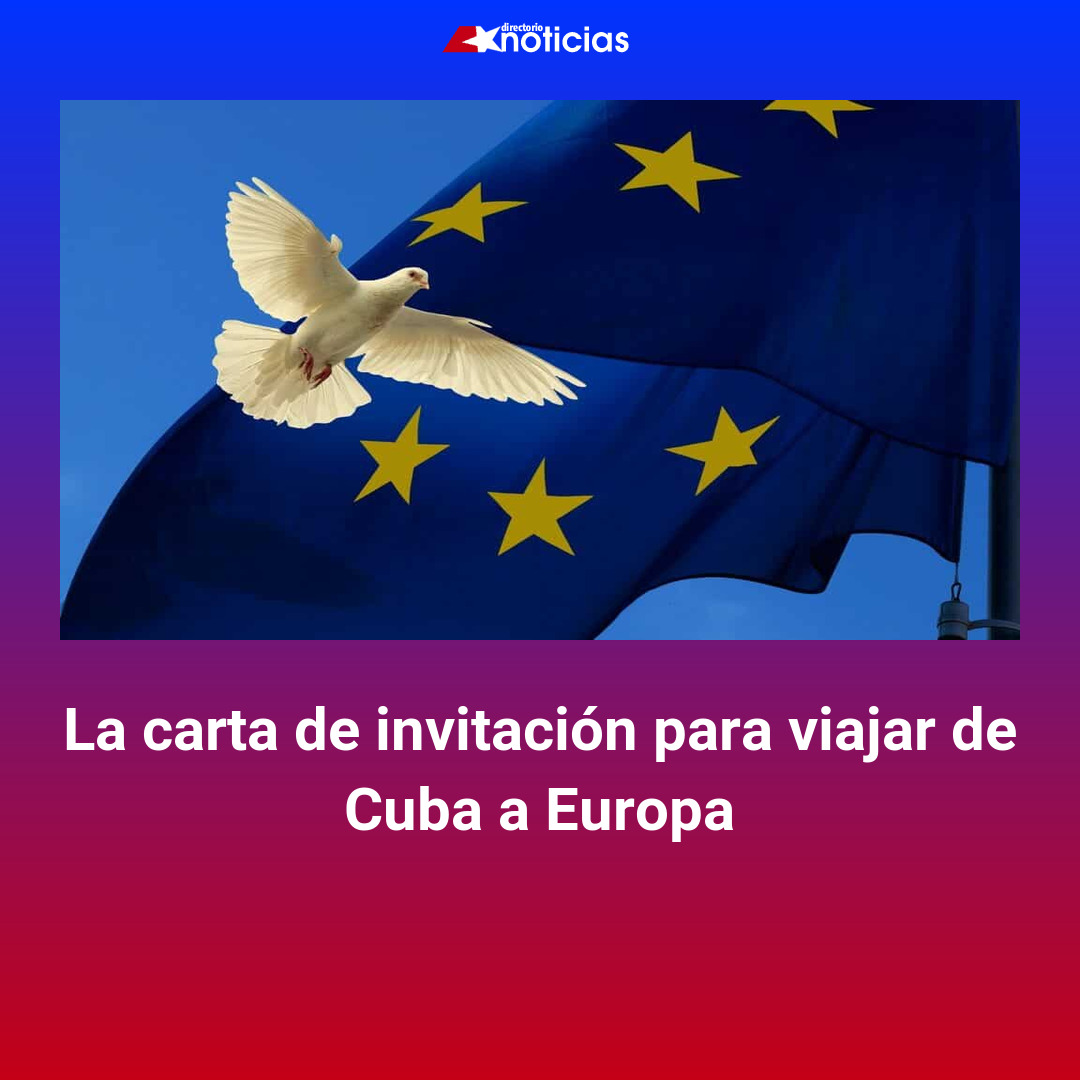 La carta de invitación para viajar de Cuba a Europa