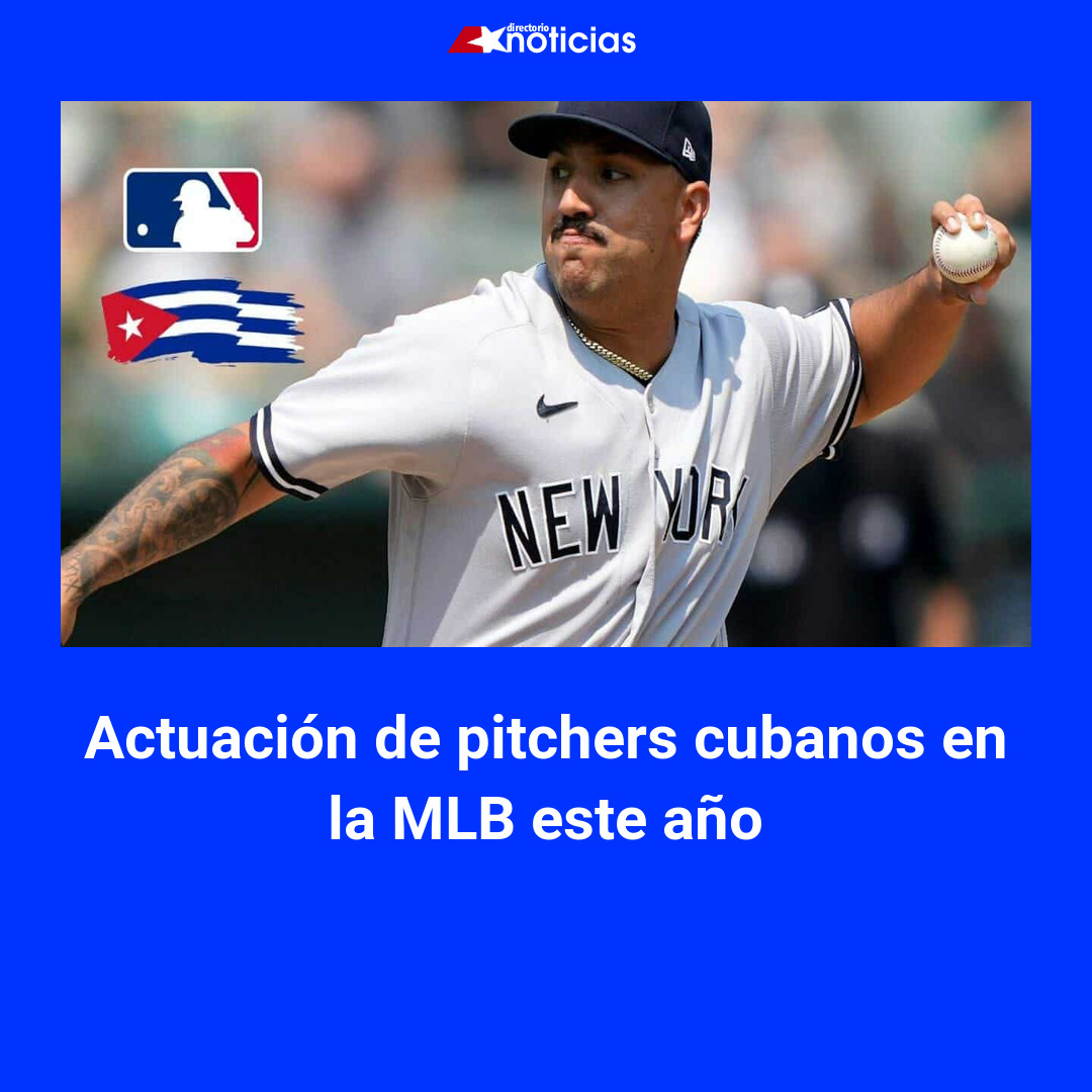 Actuación de pitchers cubanos en la MLB este año