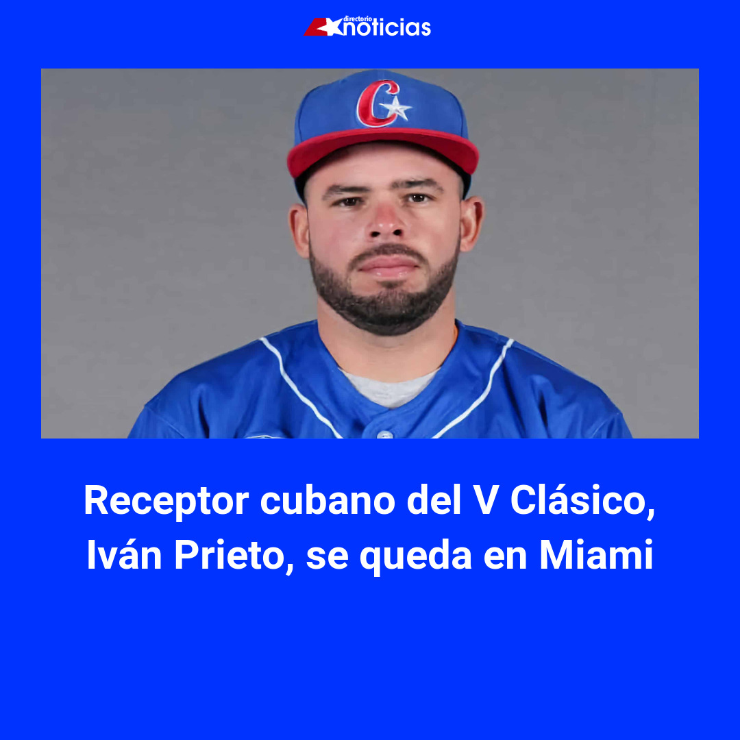 Receptor cubano del V Clásico, Iván Prieto, se queda en Miami