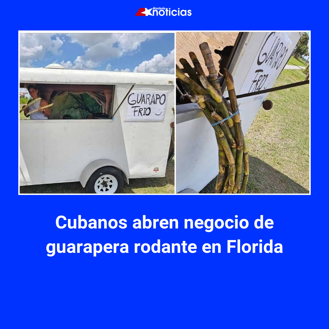 Cubanos abren negocio de guarapera rodante en Florida