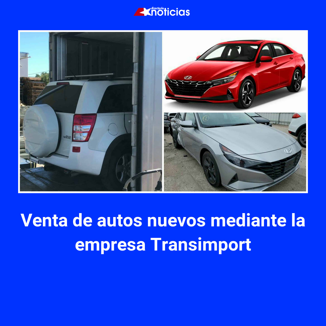 Venta de autos nuevos mediante la empresa Transimport