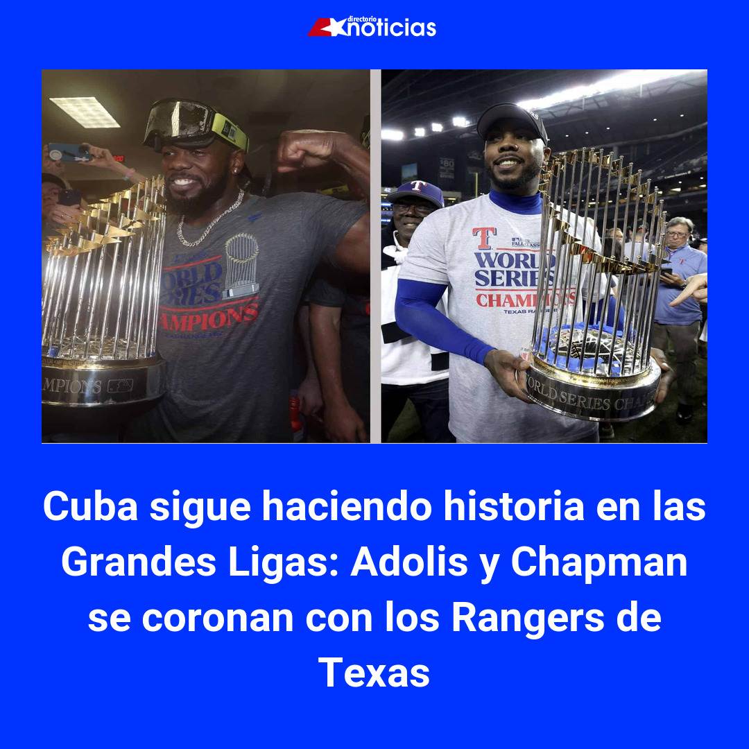 Cuba sigue haciendo historia en las Grandes Ligas: Adolis y Chapman se ...
