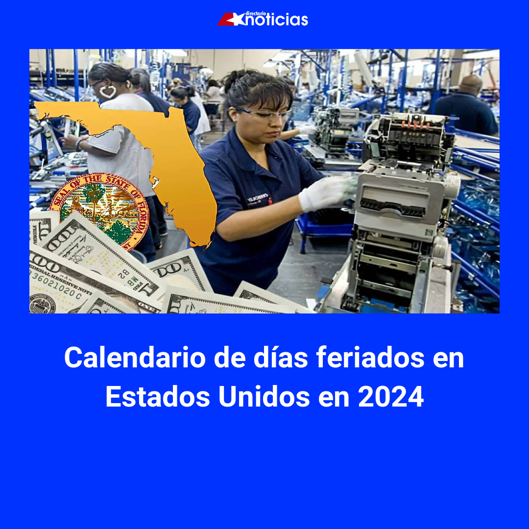 Calendario de días feriados en Estados Unidos en 2024