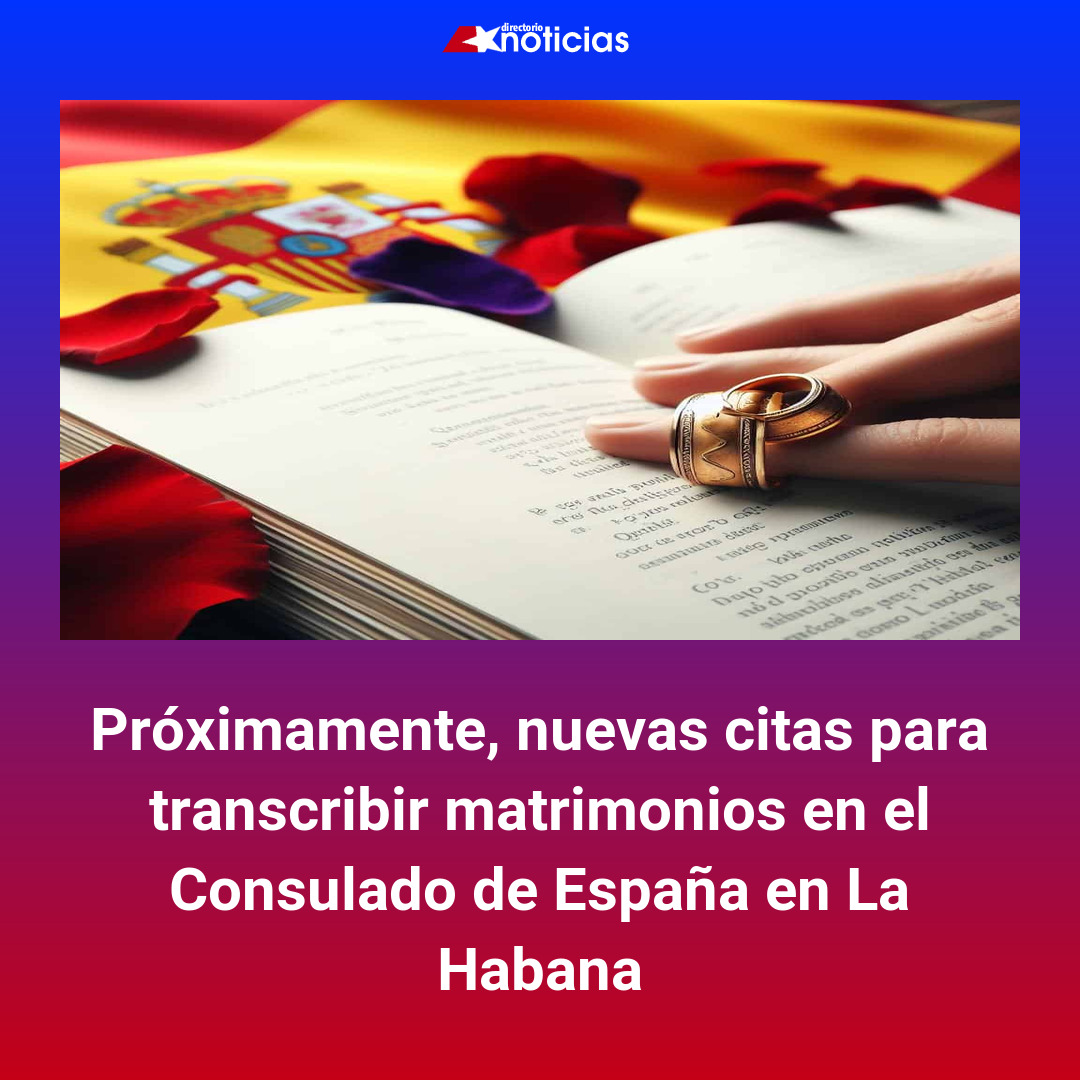 Coming soon, new appointments to transcribe marriages at the Spanish ...