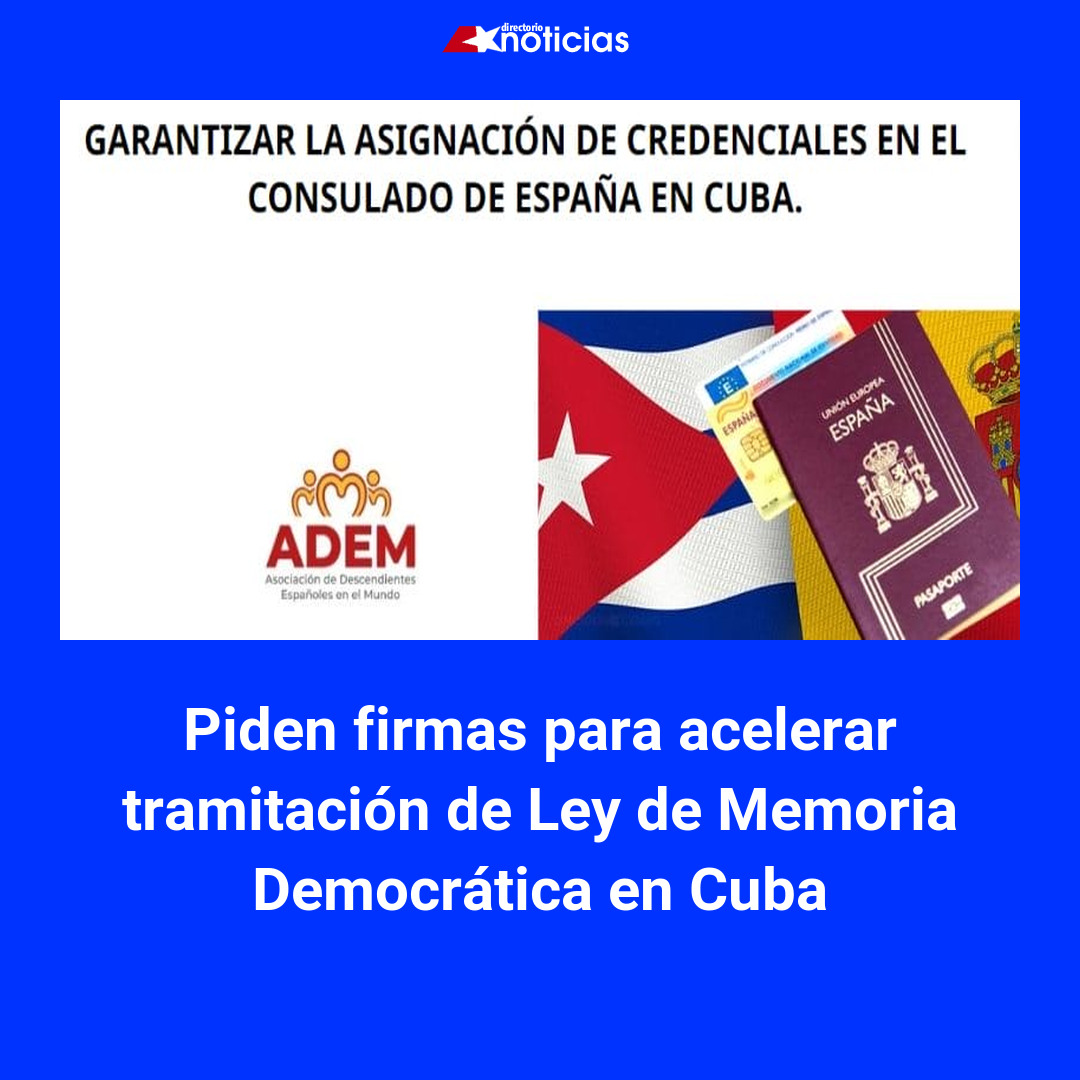 Piden firmas para acelerar tramitación de Ley de Memoria Democrática en ...