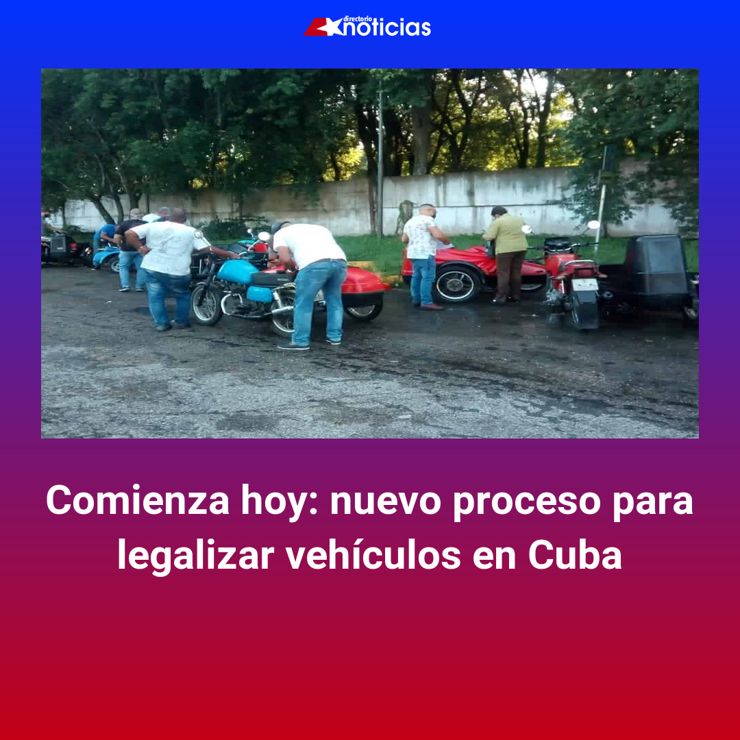 Comienza hoy: nuevo proceso para legalizar vehículos en Cuba