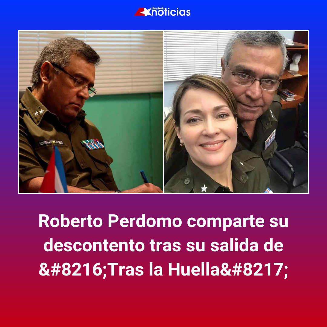 Roberto Perdomo comparte su descontento tras su salida de 'Tras la Huella'